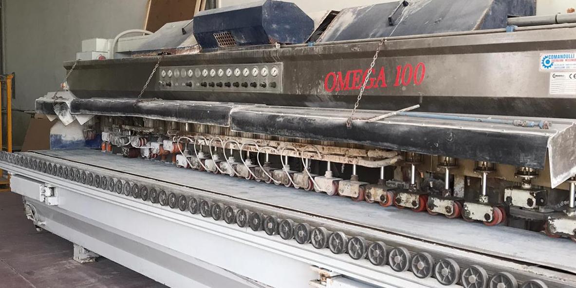 COMANDULLI OMEGA 100 DX Cod. 08-20 edge polishing machine for...